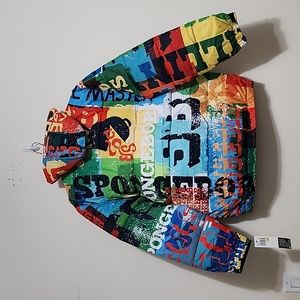 Members Only | Jackets & Coats | Members Only Spongebob Hooded Puffer ...
